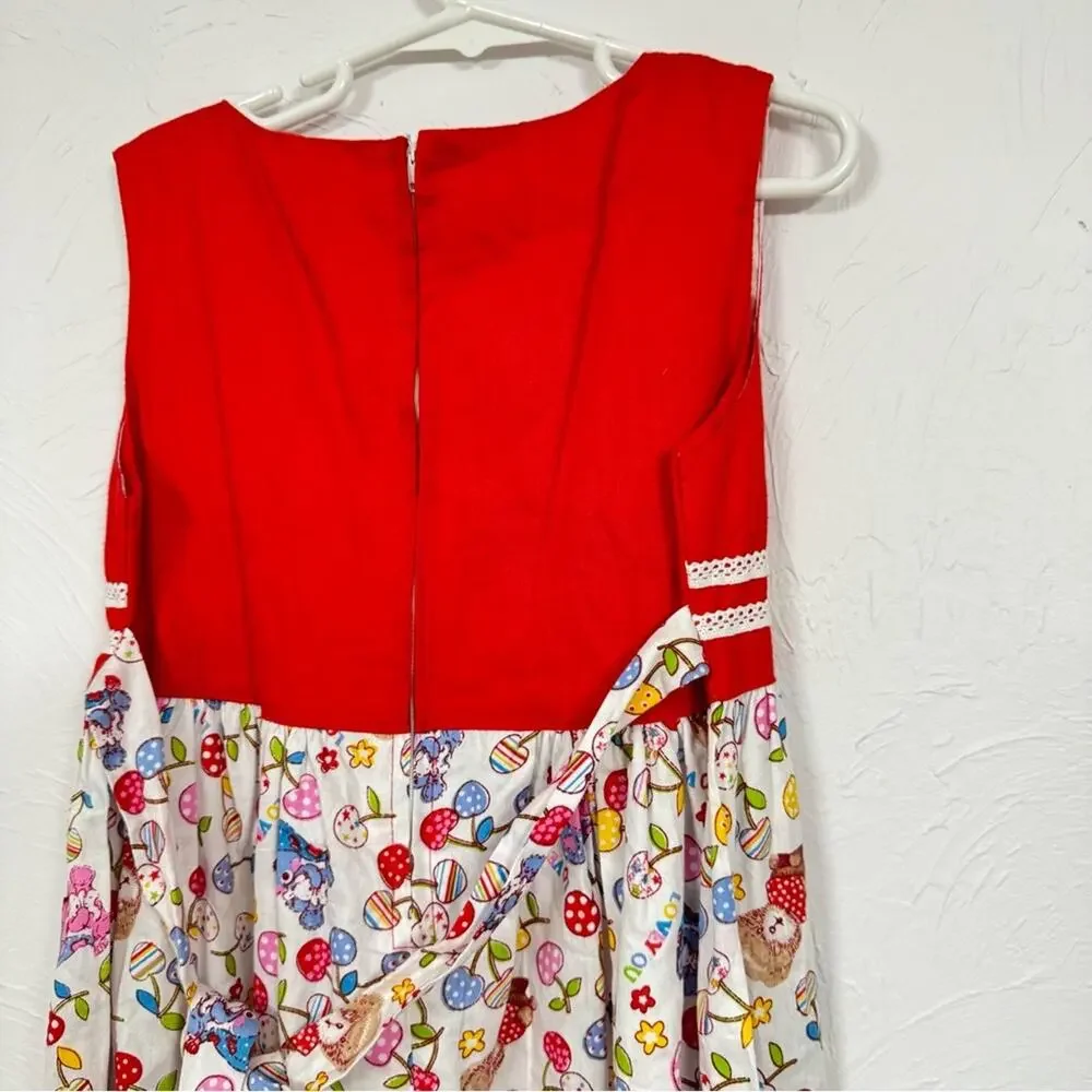 Dresses | Teddy Bear Print Colorful Little Girls Summer Dress Kids 8 ...